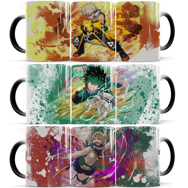 2020 My Hero Academia coffee Mug 350ml ceramic Color Changing Tea cup ...