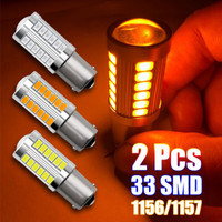 2pcs 1156/1157 33SMD 5630 5730 LED Car Backup Reserve Light Motor Brake ...