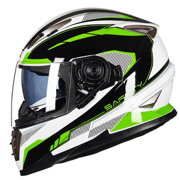 GXT Motorcycle Helmet Locomotive Full Face Helmet Motorcycle Double ...