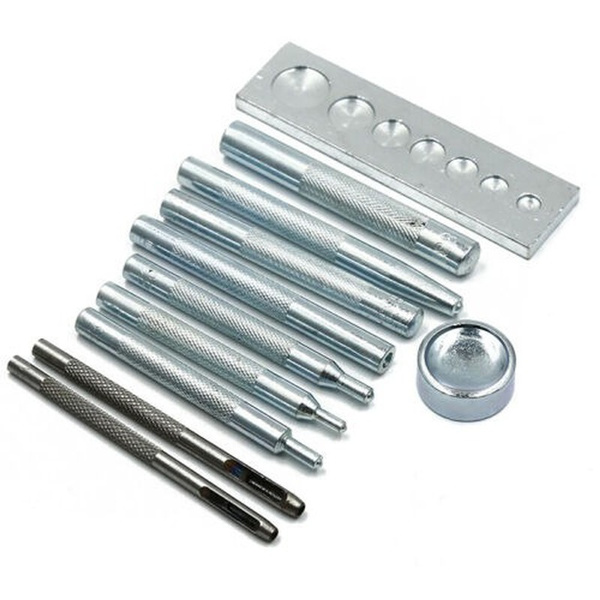 Protable Fasteners Press Studs Button Installation Tool Hand Punch ...