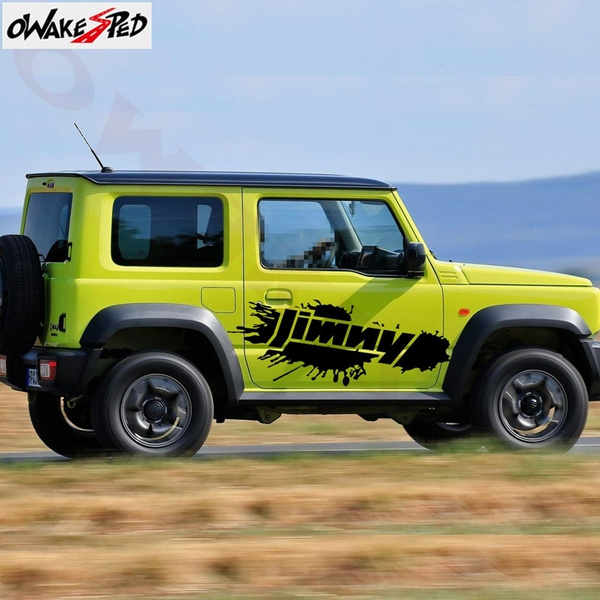 2 Pieces Para-Suzuki Jimny Splash Graphics DIY Vinyl Decal Car Door ...