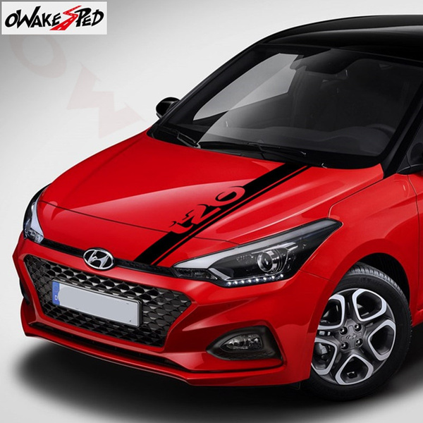 Vinyl stickers for hyundai i20, stripes stickers, automotive decoration ...