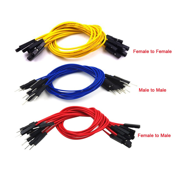 10pcs 20cm Female to Female/Male to Male/Female to Male Wire Color ...