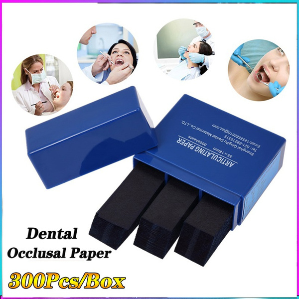 300Pcs/Box Dental Occlusal Tape Paper Dental Tools Laboratory Tools ...