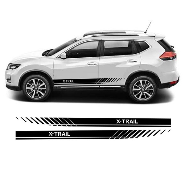2pcs car styling sticker Side Skirt Decal Sticker Body For NISSAN X ...