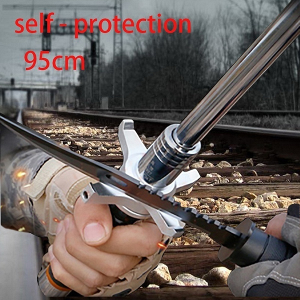 25/37inch 360°Rotating Knife Solid Block Knife Anti-cutting Telescopic ...