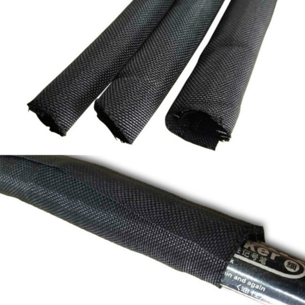 10ft Braided Sleeving Cable Wire Protector Harness Sheathing Split Cord ...