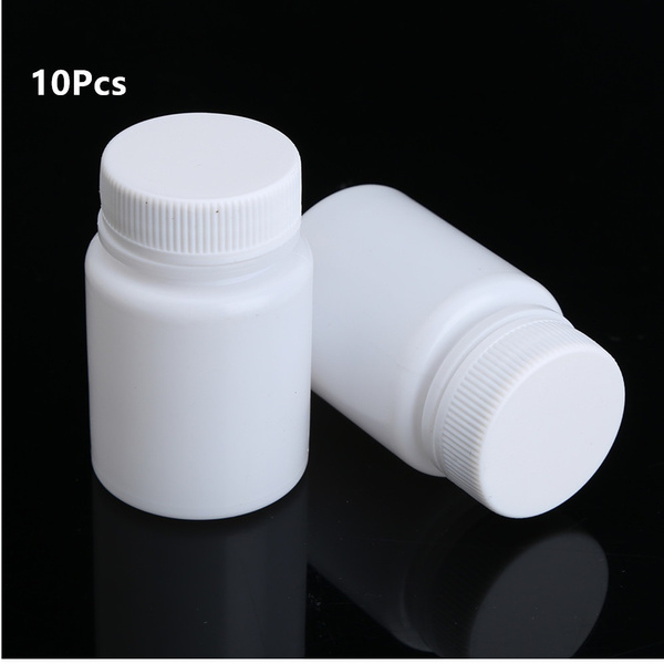 10Pcs 20/30/50/80ML Empty Plastic Sample Bottles Small Vial Medicine ...