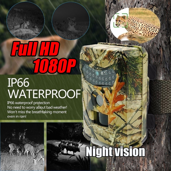 Wild Camera Photo-Traps 12MP 1080P Motion Triggered Hunting Wildcamera ...
