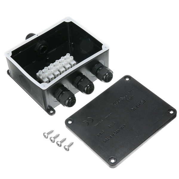 4-Way Junction Box Waterproof IP68 Junction Box Cable Connector Box ...