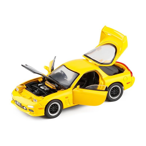 New 1:32 Mazda FD RX7 Alloy Car Model with 4 Door Unique Sports Car ...