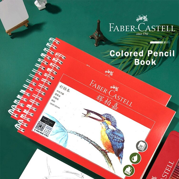 Faber Castell 230g Colored Pencil Book 16K Fine Grain/Texture ...