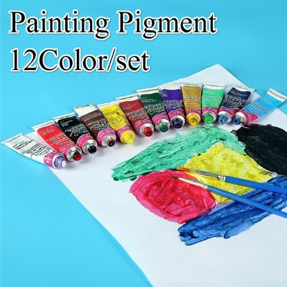 12 Colors/Set Acrylic Paint Color Set Acrylic Paints Pigment for ...