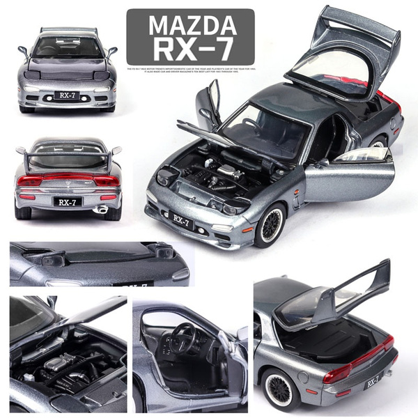 1:32 Mazda RX7 Car Model Alloy Car Die Cast Toy Car Model Pull Back ...