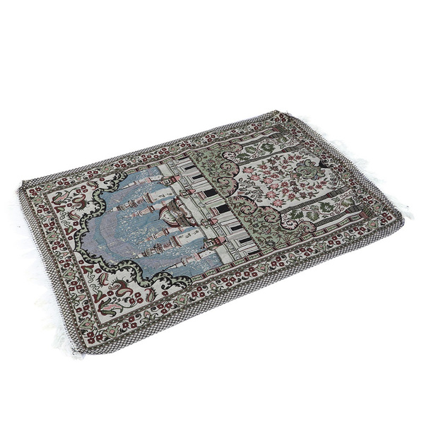 Islamic Muslim Mosque Prayer Rug Carpet Mat Tassel Tapestry Islamic ...