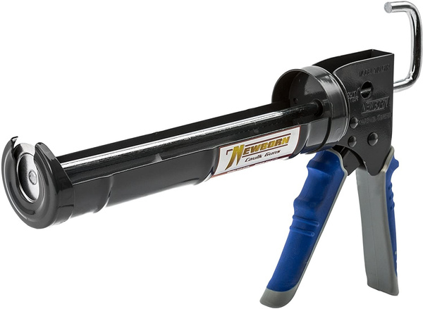 Newborn Pro Super Ratchet Rod Caulk Gun with Gator Trigger Comfort Grip ...