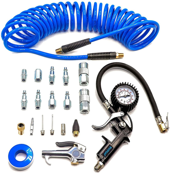 YOTOO Heavy Duty Air Compressor Accessories Kit 20 Pieces with 1/4 inch ...