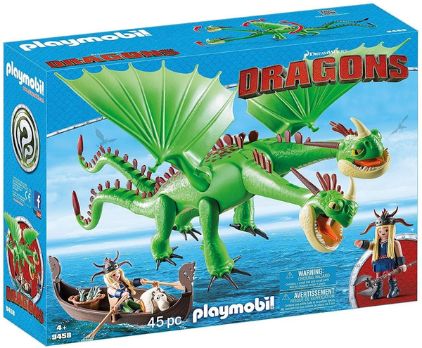 PLAYMOBIL How to Train Your Dragon Twins with Barf and Belch | Wish