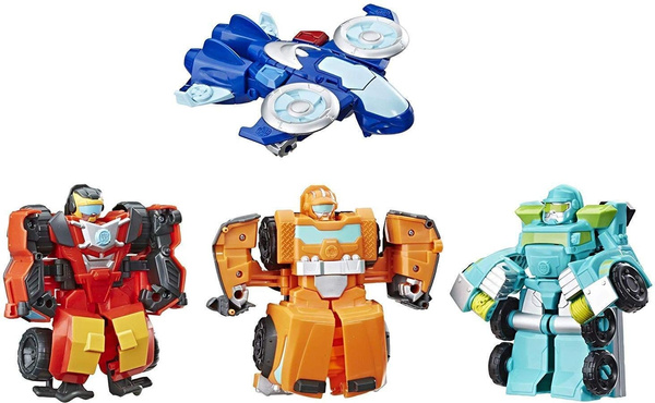 Playskool Heroes Transformers Rescue Bots Academy Rescue Team Pack, 4 ...