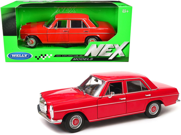 Mercedes Benz 220 Red "NEX Models" 1/24 Diecast Model Car by Welly | Wish
