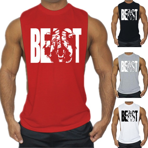 Summer men's fitness bodybuilding vest sleeveless bodybuilding vest | Wish Summer men's fitness bodybuilding vest sleeveless bodybuilding vest | Wish