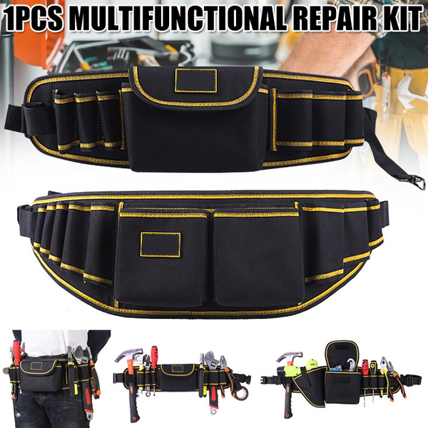 Multifunctional Oxford Cloth Repair Tool Storage Waist Bag Adjustable ...