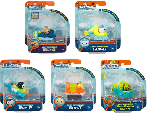Octonauts Fisher Price Gup Speeders 5 Pack - GUP-P GUP-Q GUP-T GUP-U ...