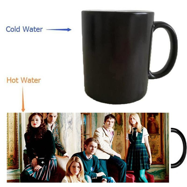 Gossip Girl Mugs Coffee Mug Heat Changing Color Cup Heat Reveal Mugs ...