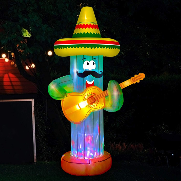 SEASONBLOW 7Ft Cinco De Mayo Day Mexican Party May 5 Inflatable Cactus ...