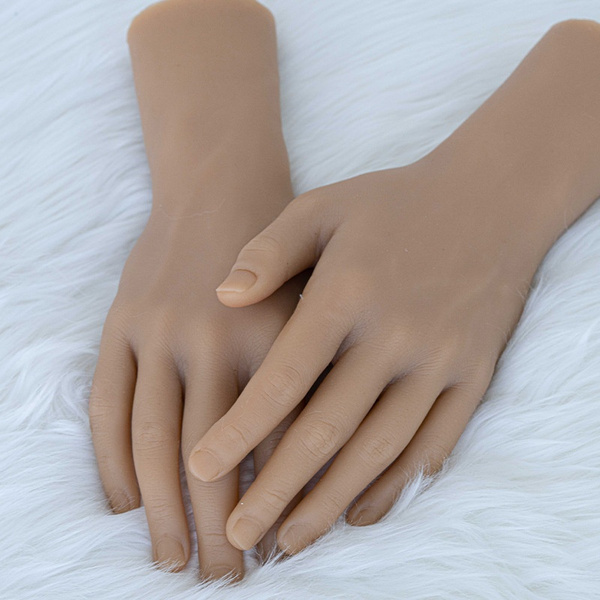 1: 1 Life Size Silicone Female Mannequin Hand As Sketch Nail Art ...