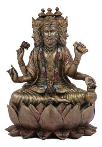 Supreme Cosmic Soul Hindu Deity Brahma Brahman Four Faced Vedas Trinity ...