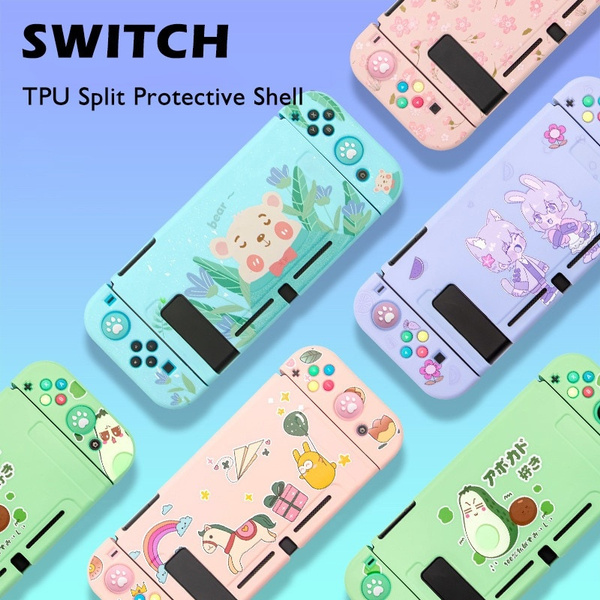Cartoons Painted Switch Protective Case TPU Soft Shell NS JoyCon ...