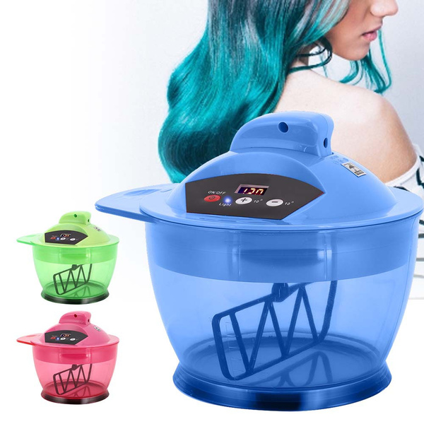 Electric Hair Coloring Bowl Dyestuff Automatic Mixer Blender Hair Dye ...
