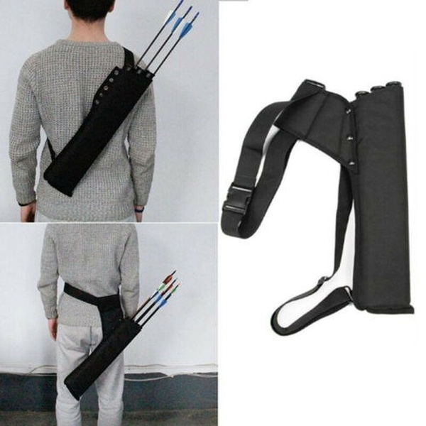 Archery Quiver Bow Arrow Waist Carrying Bag Shoulder Pouch Archery ...