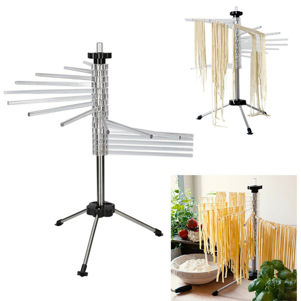 Folding Pasta Drying Rack Spaghetti Dryer Stand Holder Noodle Hanging ...