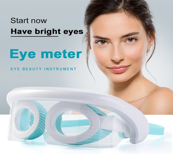 LED Beauty Eye Massager Spectrometer Hot Compress Eye Mask Photon ...