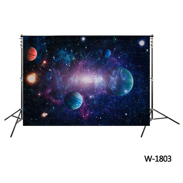 Universe Galaxy Space Backdrop Birthday Party Background Native Galaxy ...
