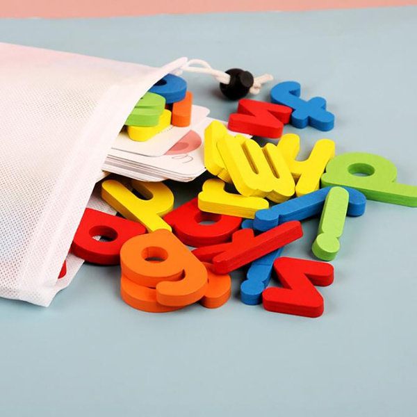 Multicolor English Alphabet Learning Aids English Alphabet Wooden ...