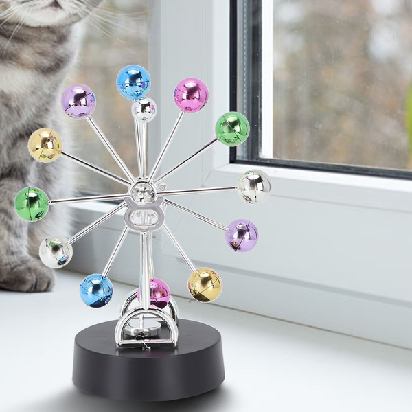 Plastic Revolving Rotation Perpetual Motion Desk Table Decor Model Toy ...