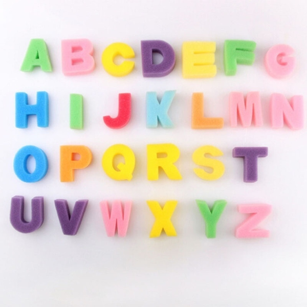 Baby Kids Educational Toys Art Tool Drawing Toys Sponge Abc Letter ...