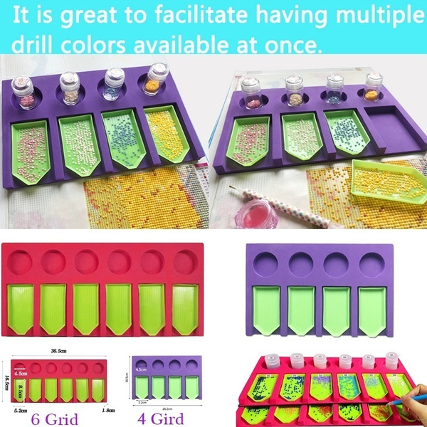 5D DIY Diamond Painting Kits Beading Tray Organizer To Keep Trays ...