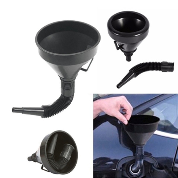 Flexible Funnel Engine Oil Petrol Diesel Fluids Extension Pipe Funnel ...