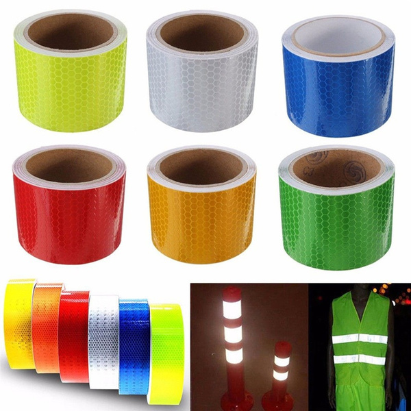 Safety Caution Reflective Tape Warning Tape Sticker Self Adhesive Tape ...