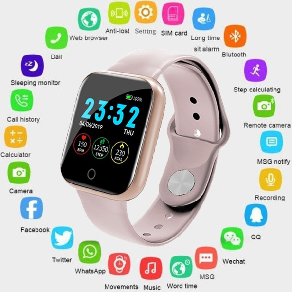 2020 New Series I5 Fashion Smart Watch Smartwatch Bluetooth Call Touch ...