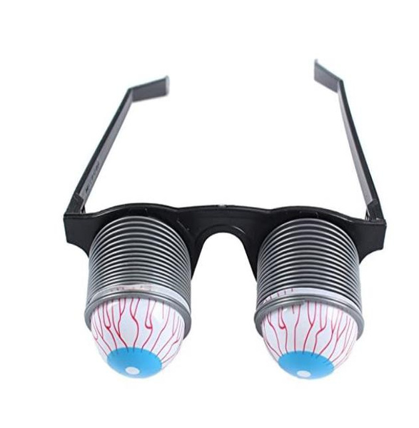 Prank Joke Toy Dropping Eyeball Glasses for Halloween Costume Parties ...