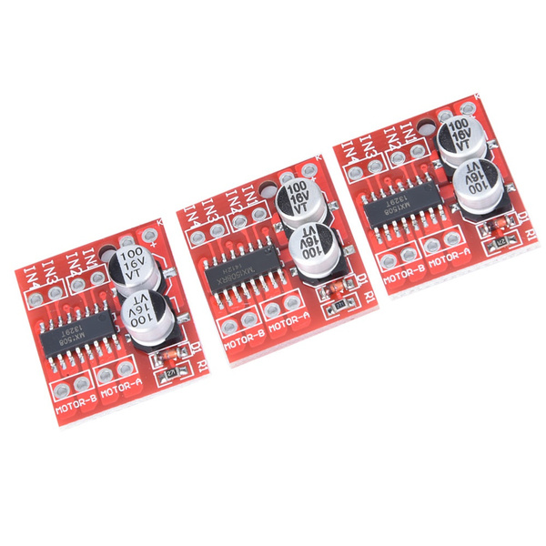 3pcs 1.5A 2-Way DC Motor Driver Module PWM Speed Regulation Dual H ...