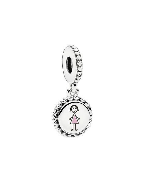 Pandora Silver Mom Stick Figure Dangle Charm | Wish
