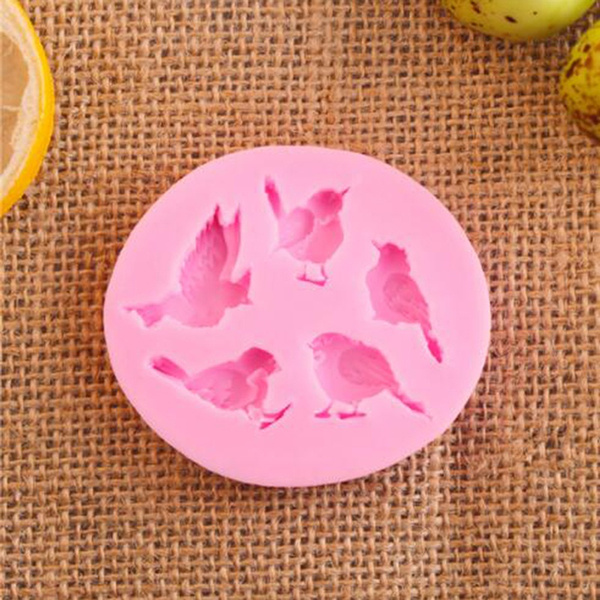 Animal Non stick Bird Silicone Mold Cake Topper Baking Mold | Wish