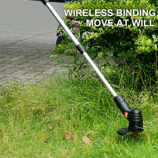 18000rpm 2000mAh Electric Lawn Mower Trimmer Portable Garden Grass Fast ...