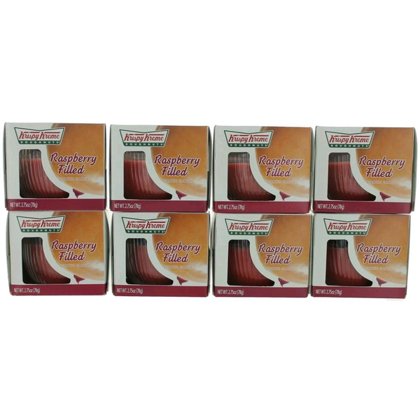 Krispy Kreme Scented Candle 8 Pack of 2.75 oz Jars - Raspberry Filled ...